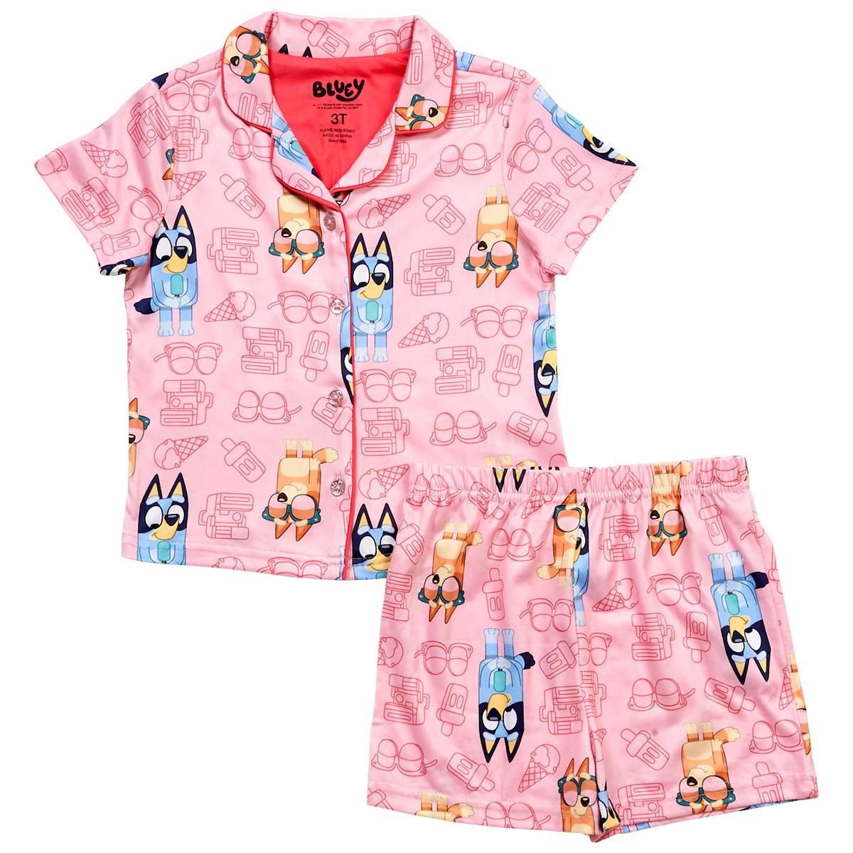 Click here for Toddler Girl Bluey Fun Time Pajama Set prices