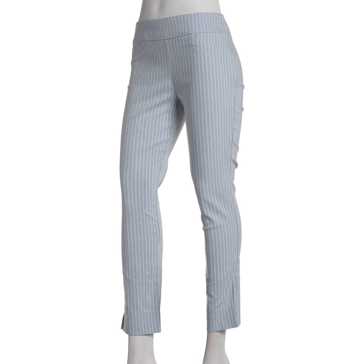 Click here for Juniors Zoe + Phoebe Stripe Millennium Ankle Pants... prices