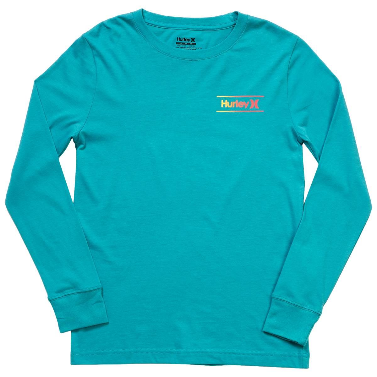 Click here for Boys (8-20) Hurley One Only Slash Long Sleeve Tee prices
