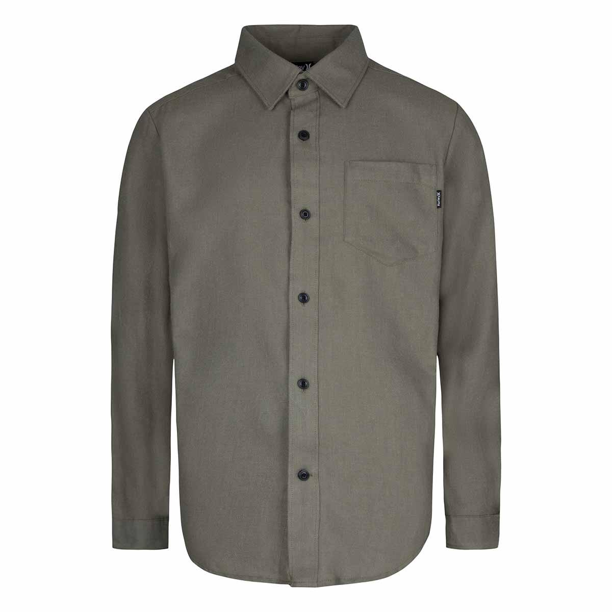 Click here for Boys (8-20) Hurley Santa Cruz Flannel Shirt - Army prices