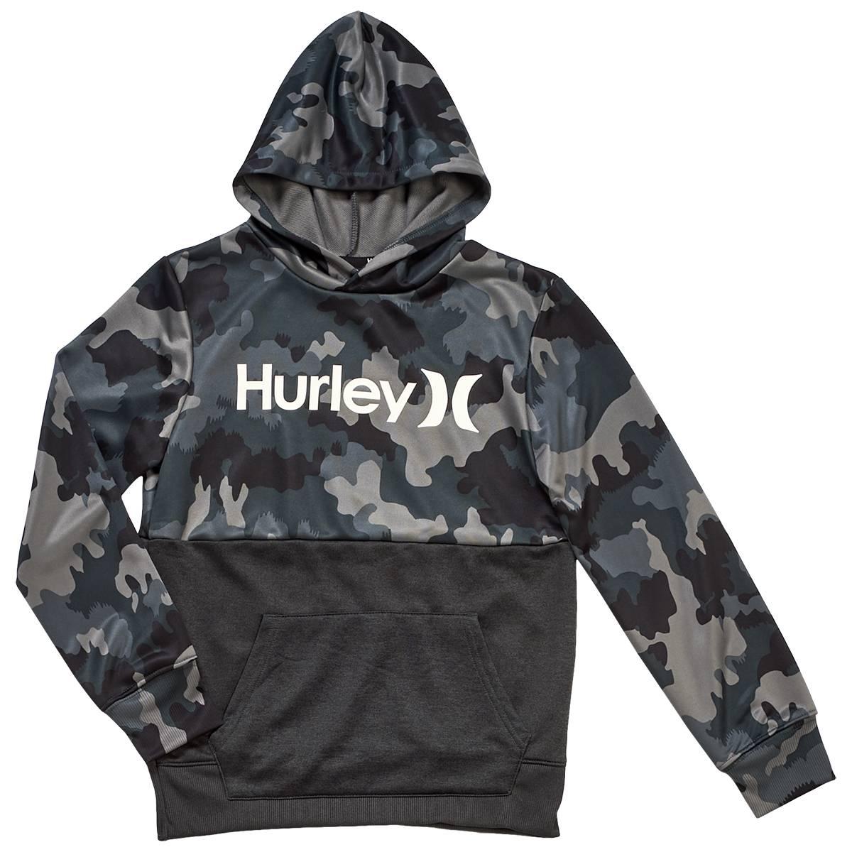 Click here for Boys (8-20) Hurley Camo H2O Dri Hoodie prices