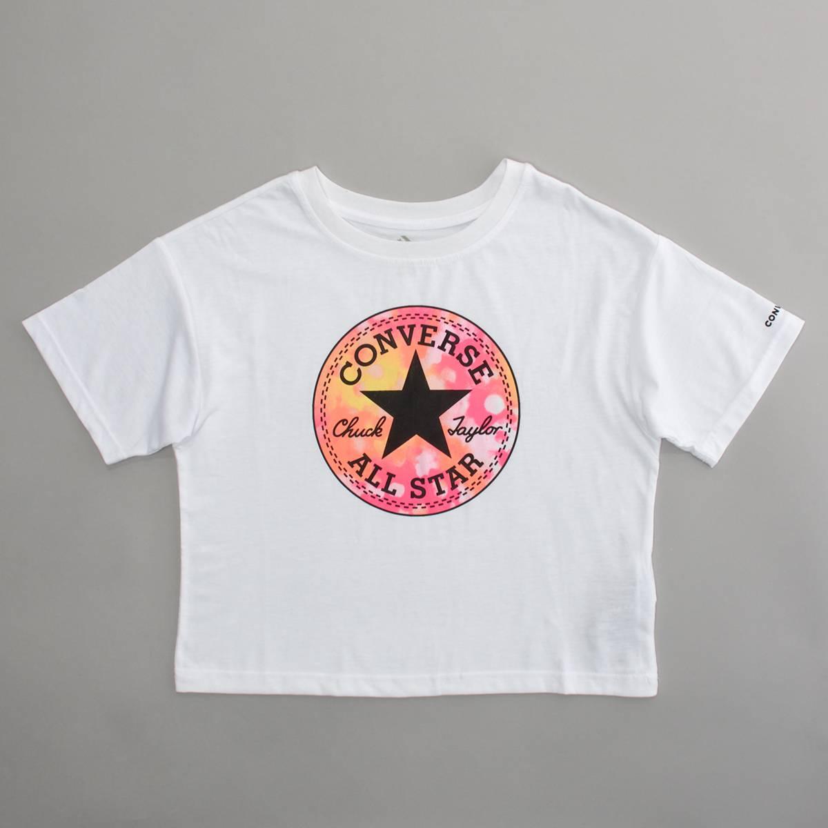 Click here for Girls (7-16) Converse Short Sleeve Tie Dye Logo Lo... prices