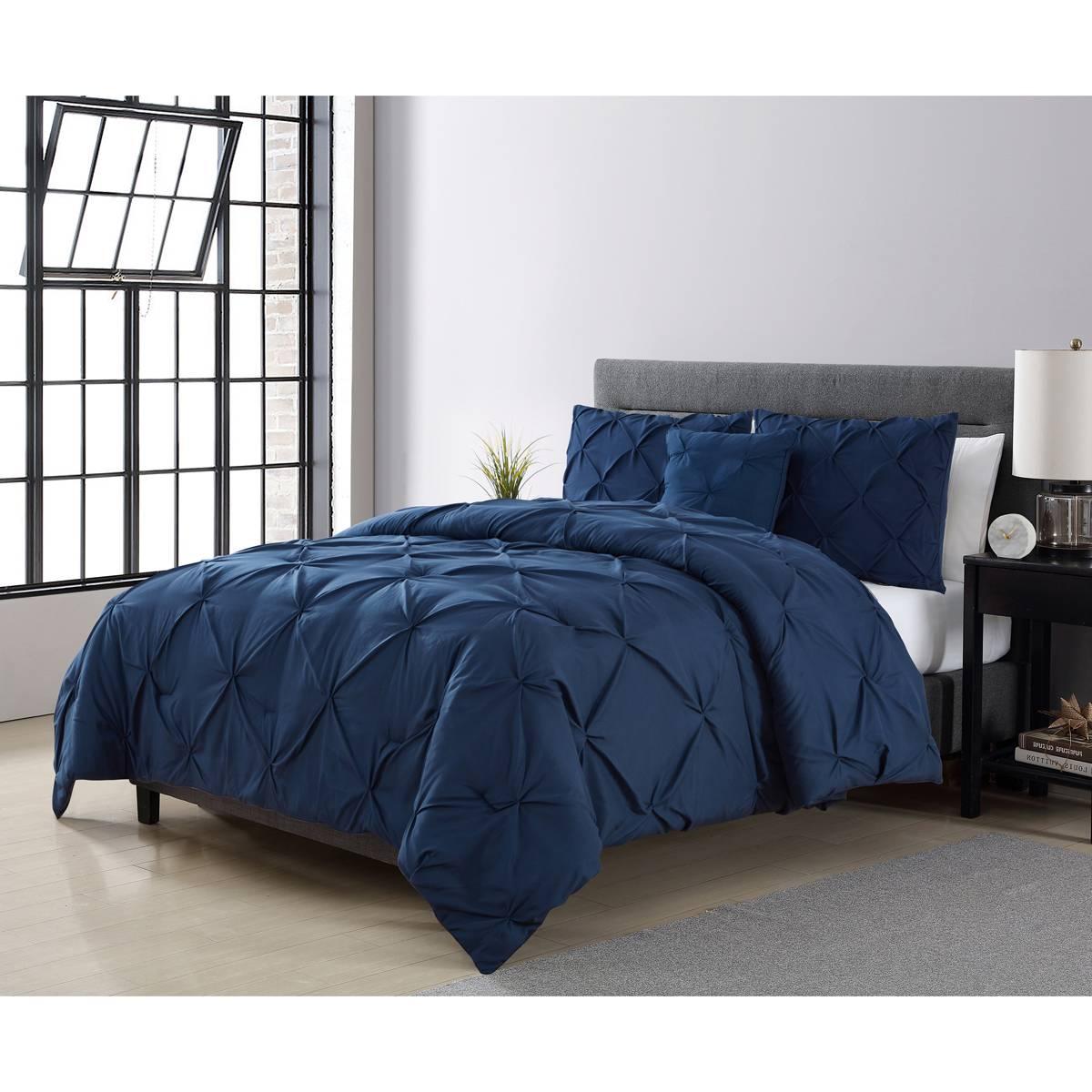 Click here for VCNY Home Carmen Pintuck King Comforter Set prices