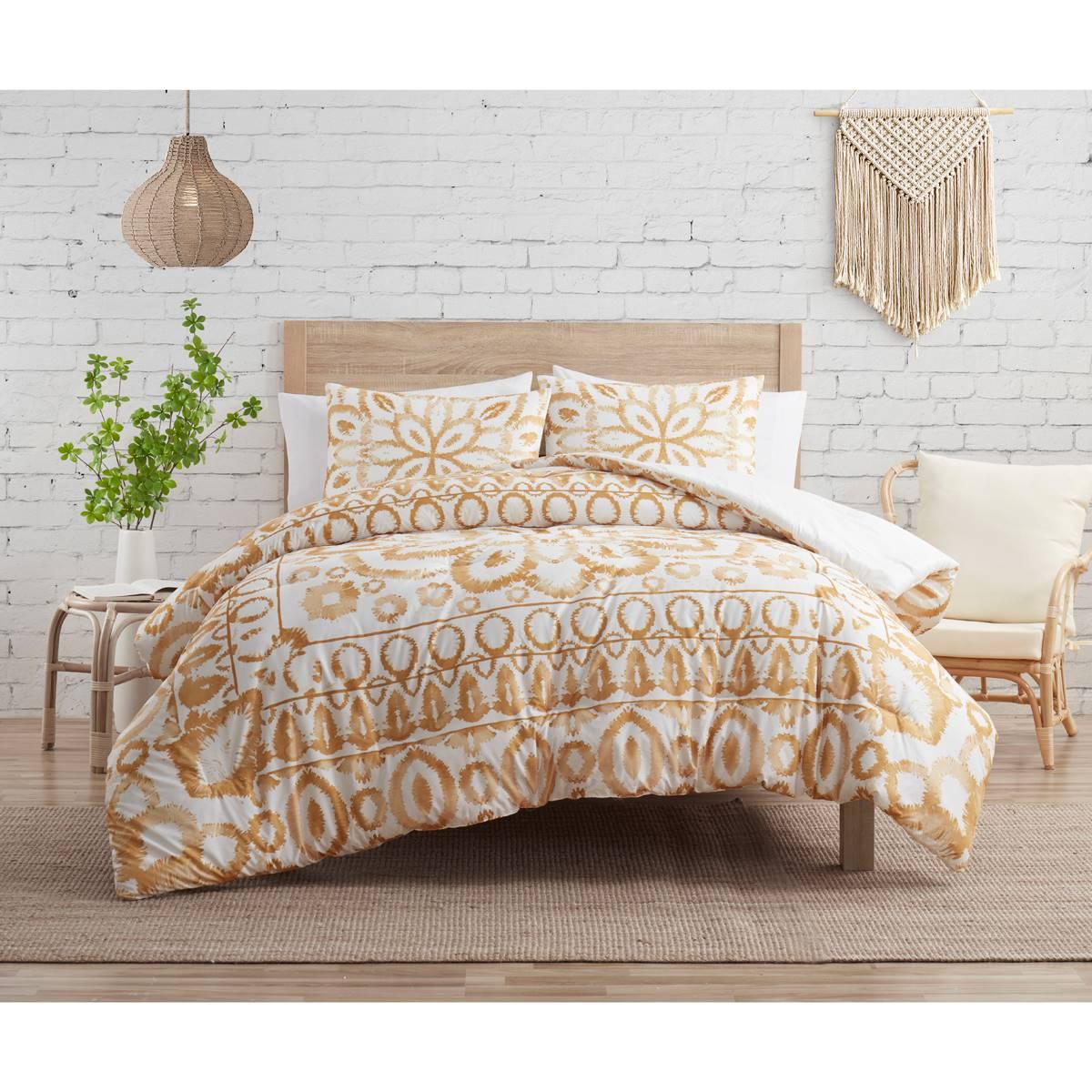 Click here for Indigo Ink Panther Gold Boho Medallion Comforter S... prices