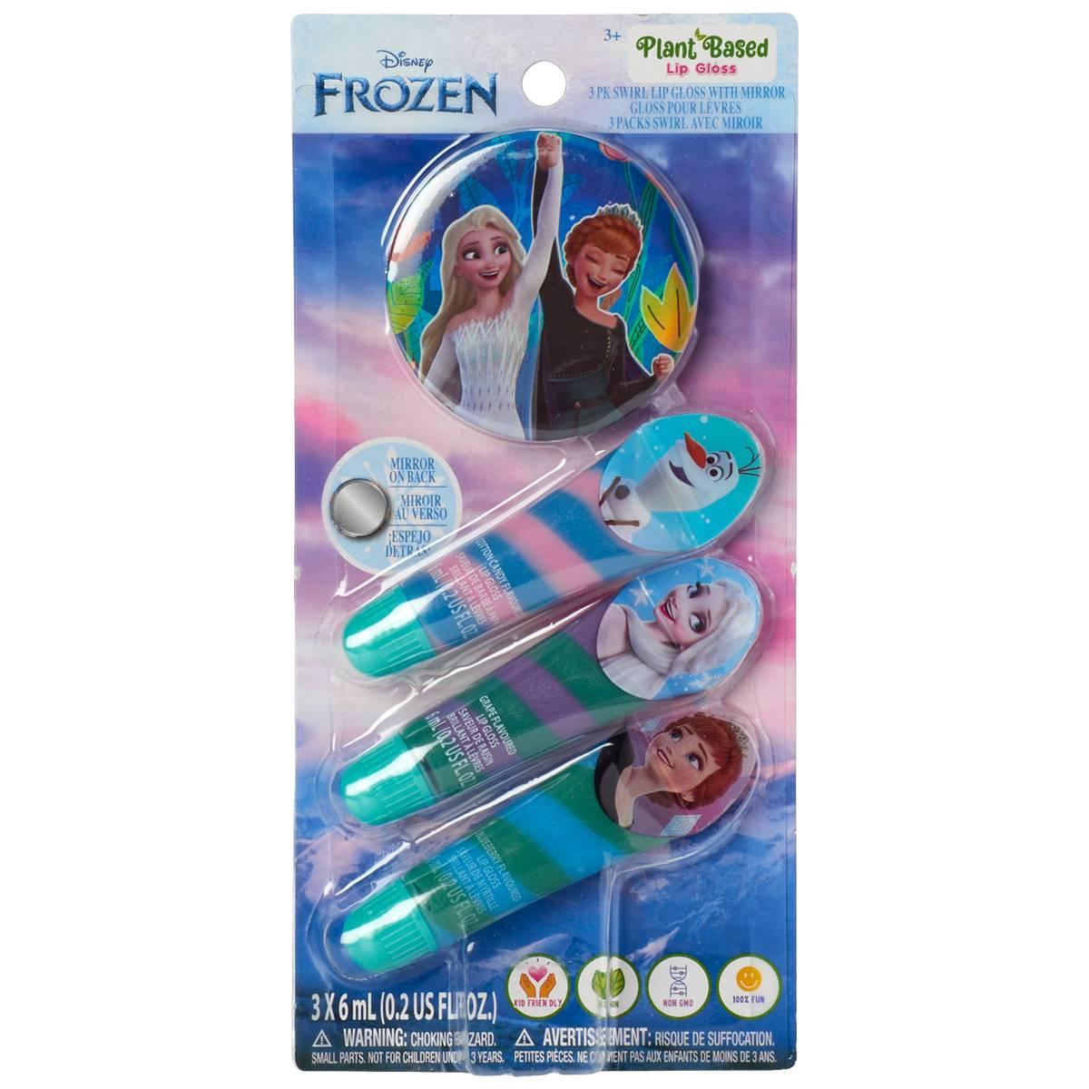 Click here for Girls Disney Frozen 3pk. Swirl Lip Gloss with Mirr... prices