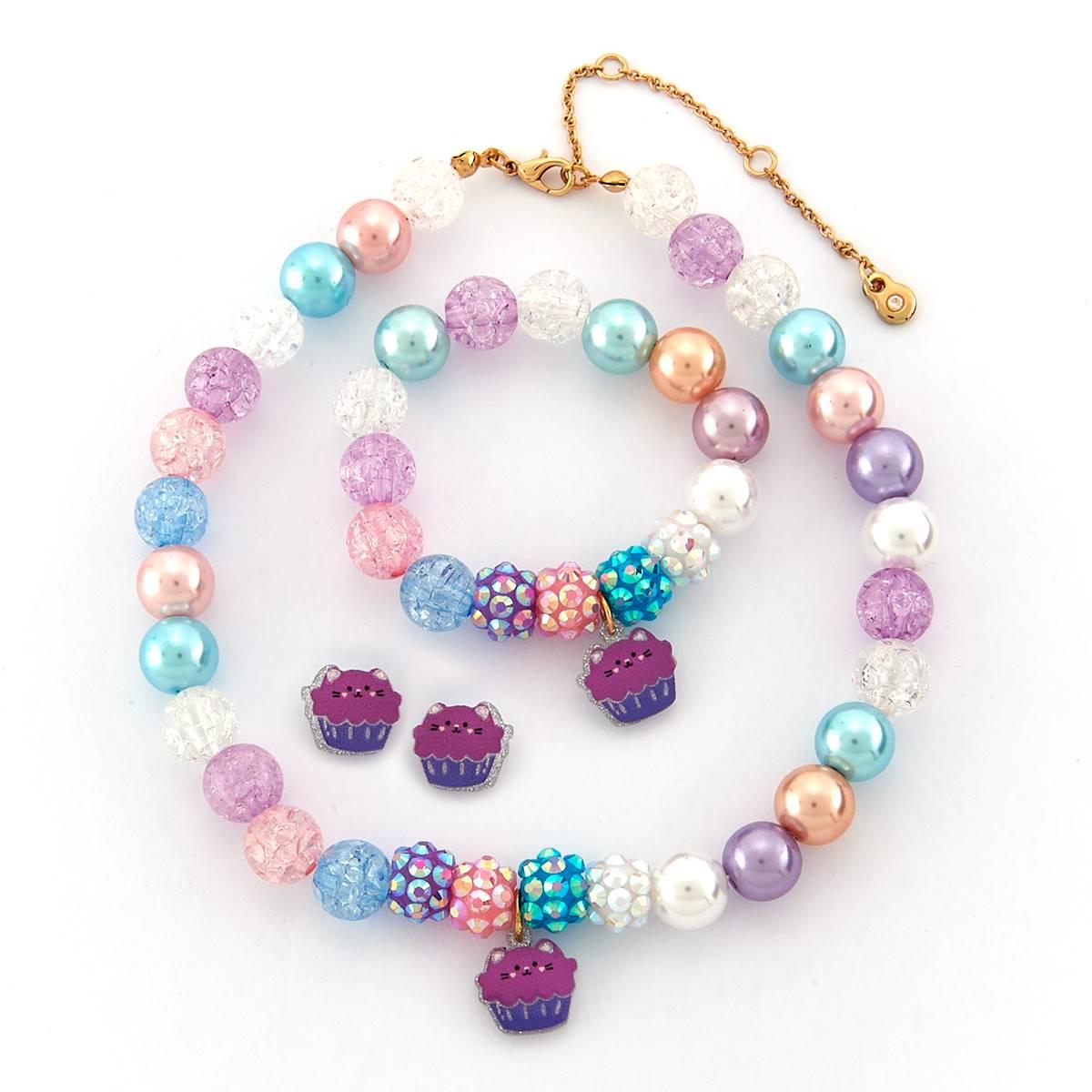 Click here for Kids Lil Ashley 3pc. Bling Cupcake Set prices