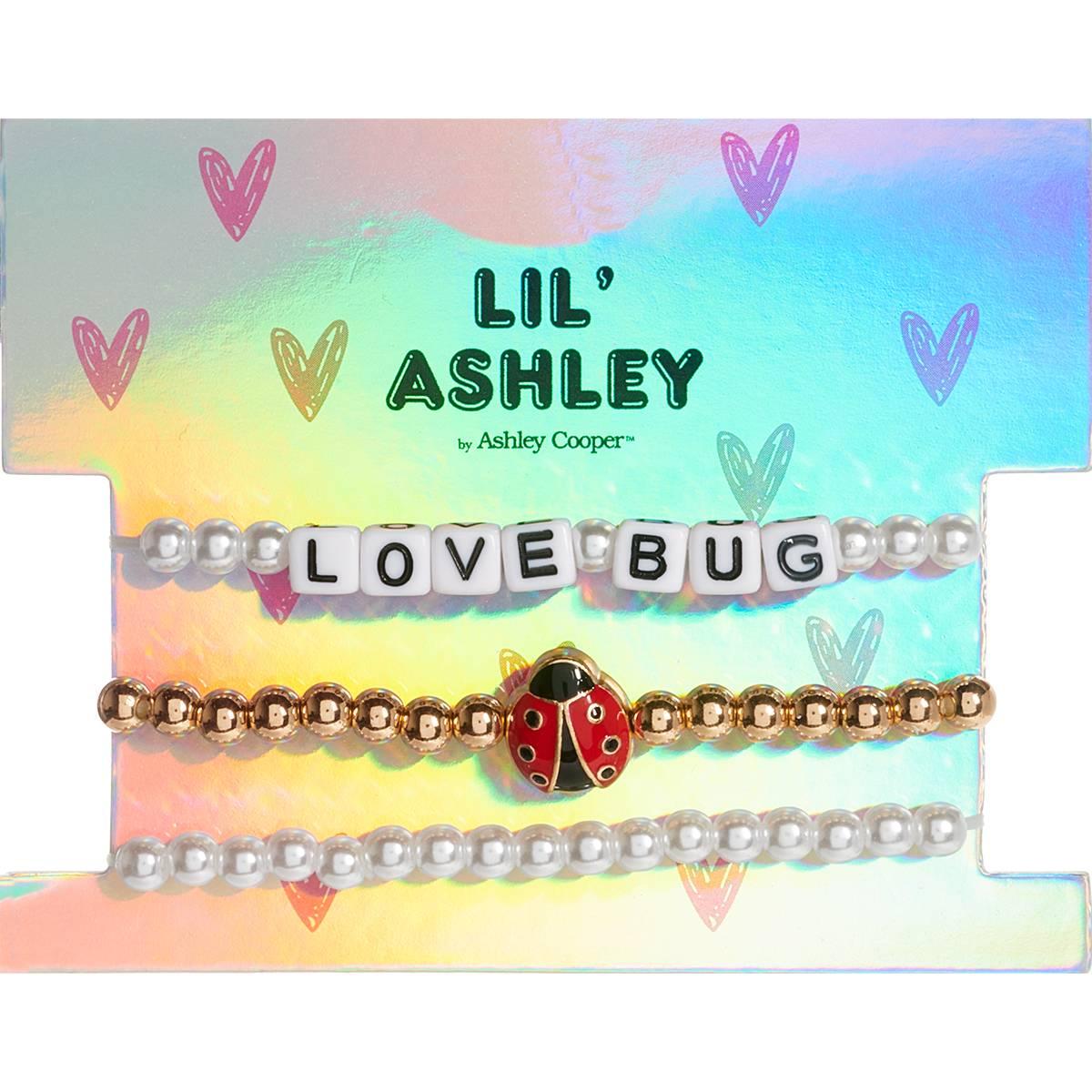 Click here for Kids Lil Ashley Ladybug Accent Love Bug Bead Brace... prices