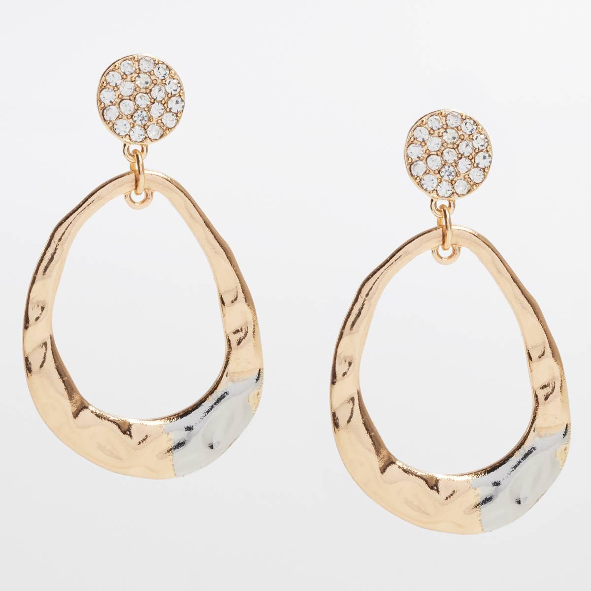 Click here for Ashley Cooper(tm) Hammered Teardrop Earrings with... prices