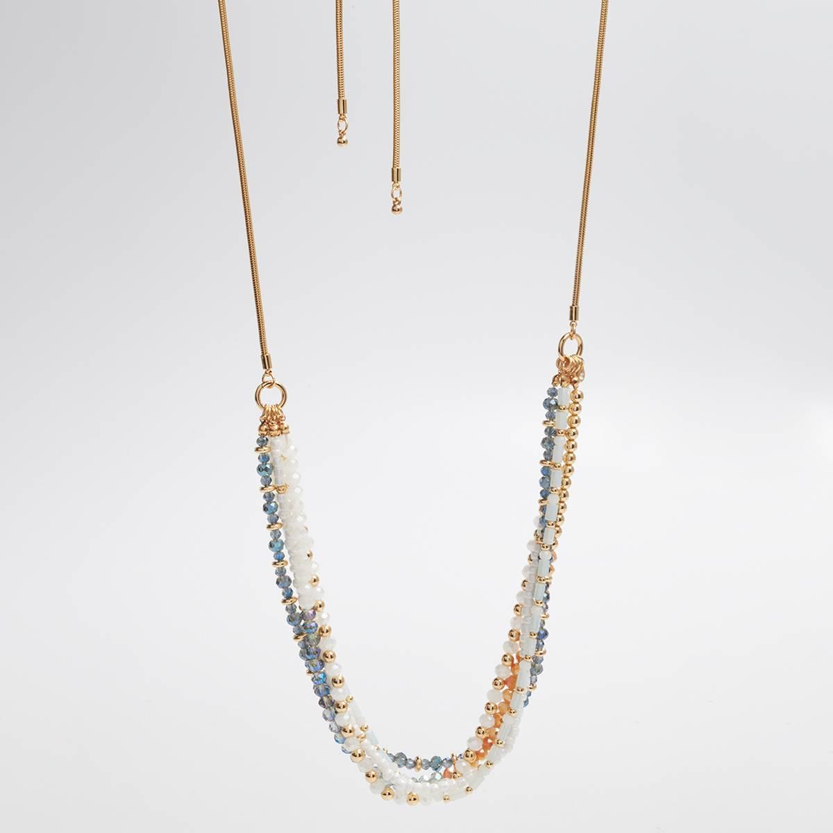 Click here for Ashley Cooper(tm) Gold Multi Strand Beaded Frontal... prices