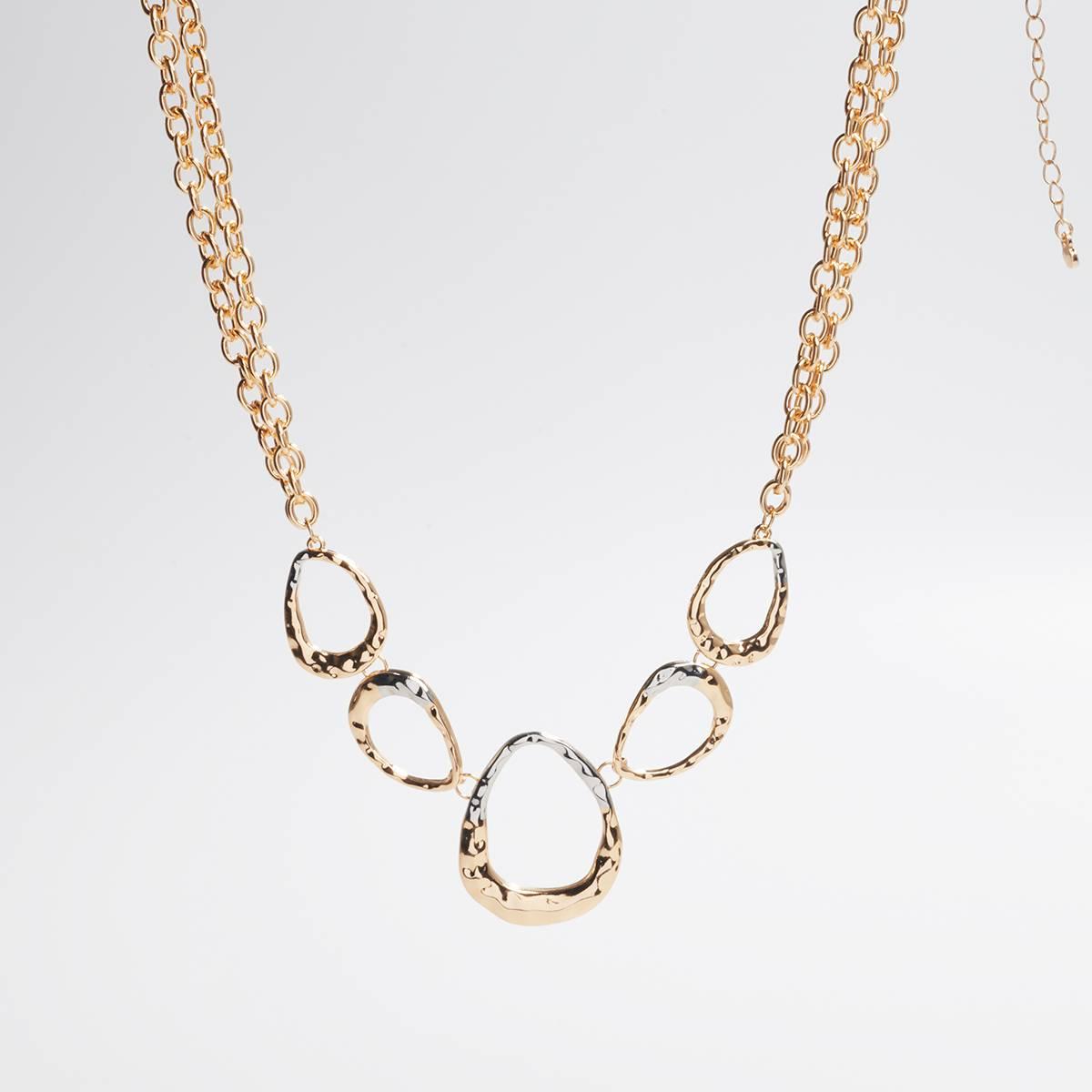 Click here for Ashley Cooper(tm) Double Chain Necklace w/ Open Te... prices
