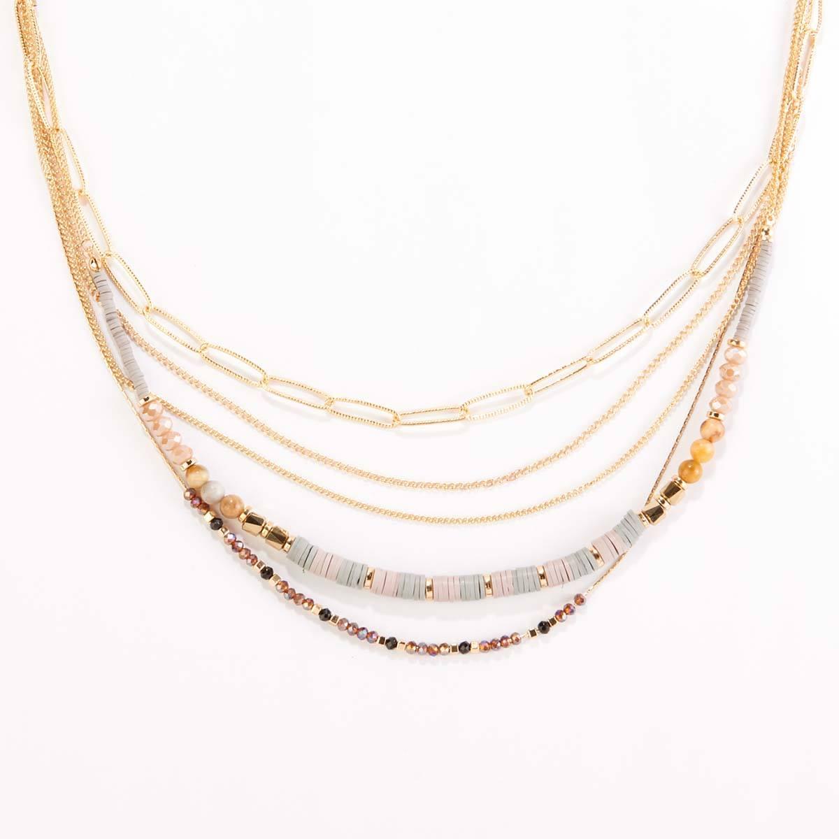 Click here for Ashley Cooper(tm) Chain & Beaded Multi-Strand Neck... prices