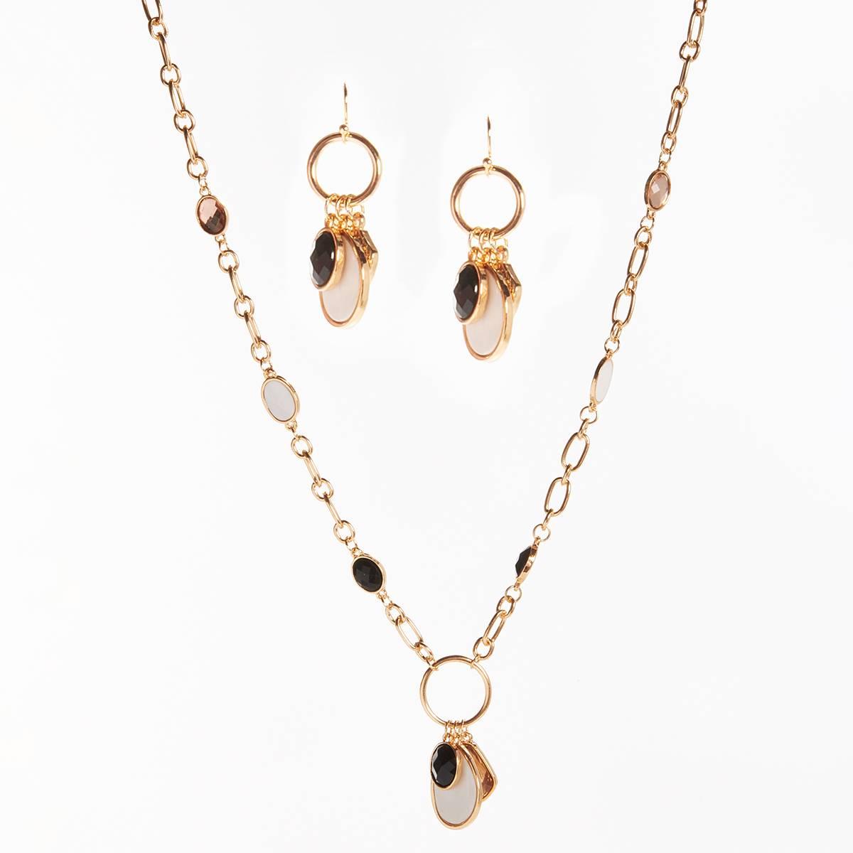Click here for Ashley Cooper(tm) Faceted Stones & Accents Necklac... prices