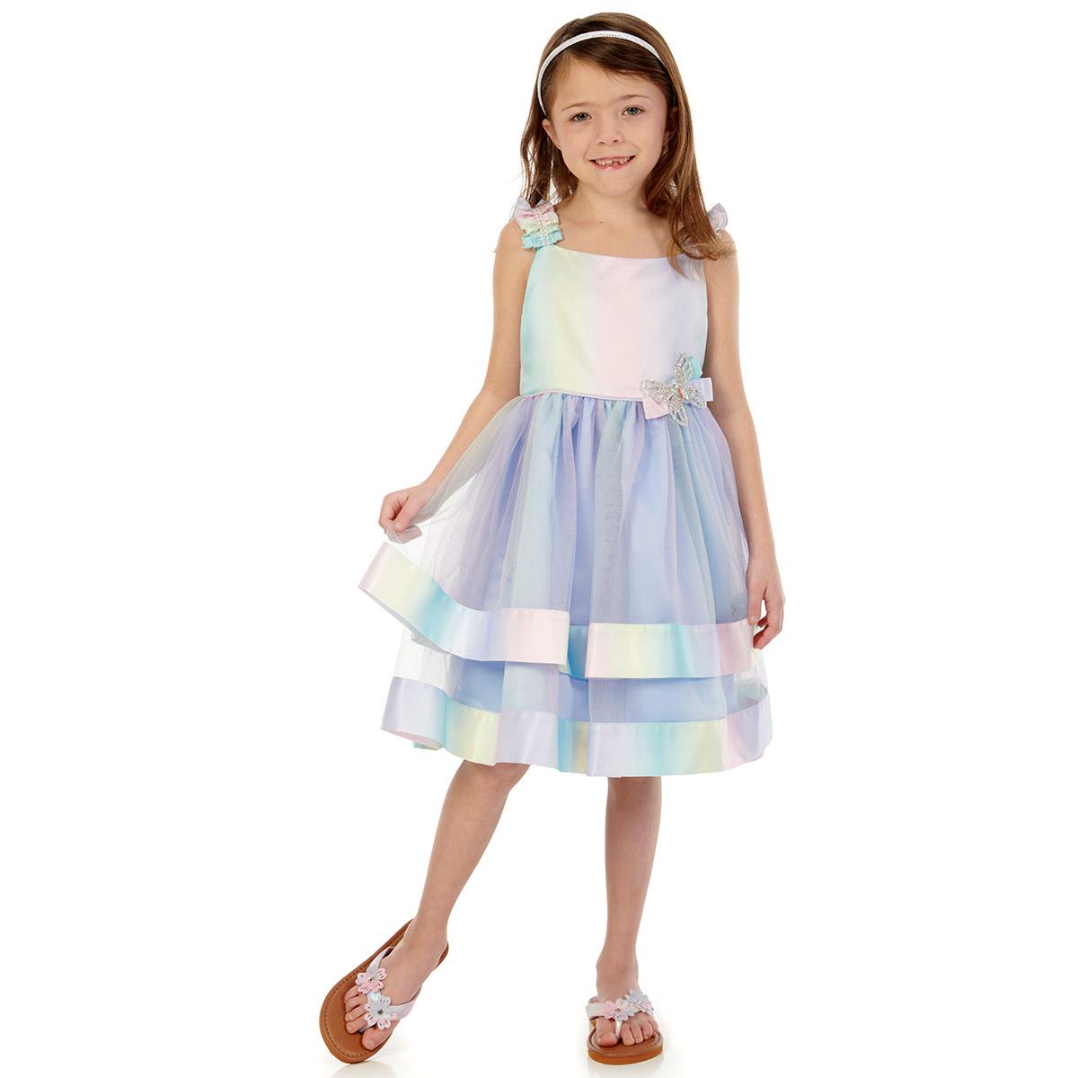 Click here for Girls (4-6x) Blueberi Boulevard Rainbow Ombre Part... prices