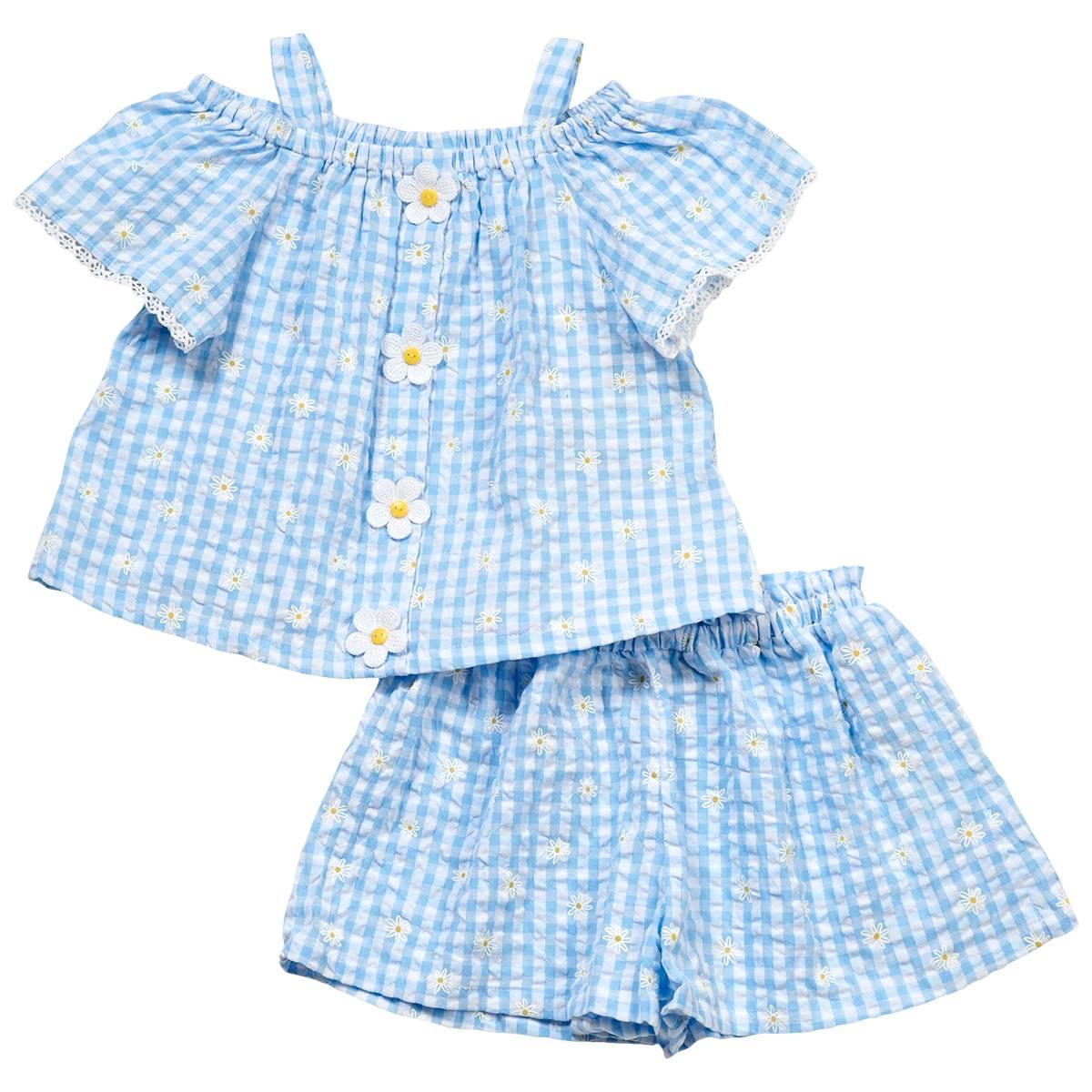 Click here for Girls (4-6x) Kids Headquarters(R) Gingham Seersuck... prices