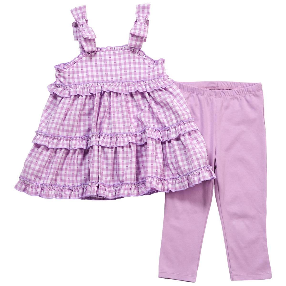 Click here for Girls (4-6x) Kids Headquarters(R) Gingham Tiered T... prices