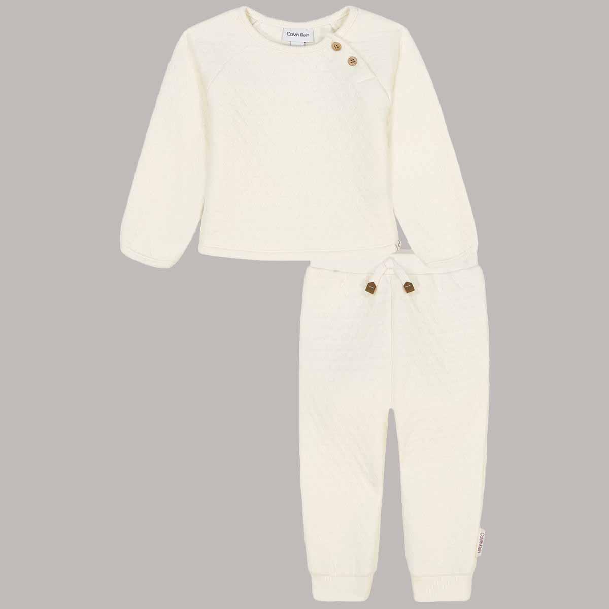 Click here for Baby Unisex (3-9M) Calvin Klein Quilted Top & Pant... prices