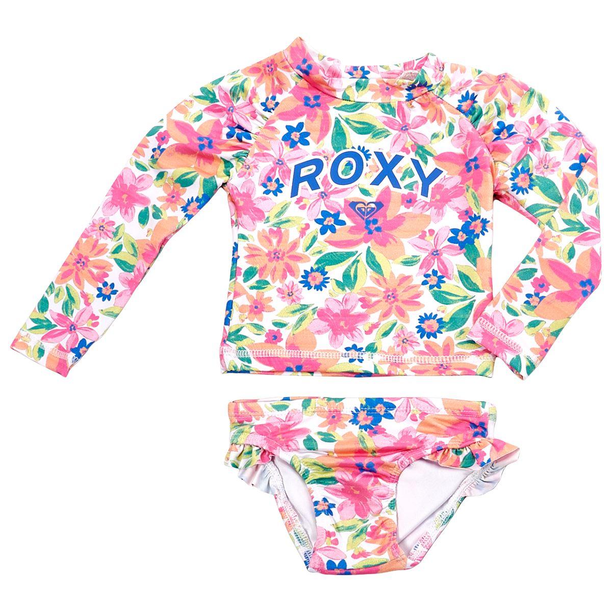 Click here for Baby Girl (12-24M) Roxy 2pc. Tropical Floral Rash... prices