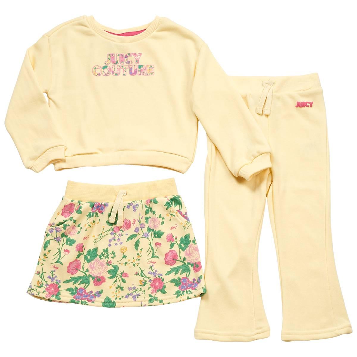 Click here for Toddler Girl Juicy Couture 3 Pc. Top Skirt & Pants... prices