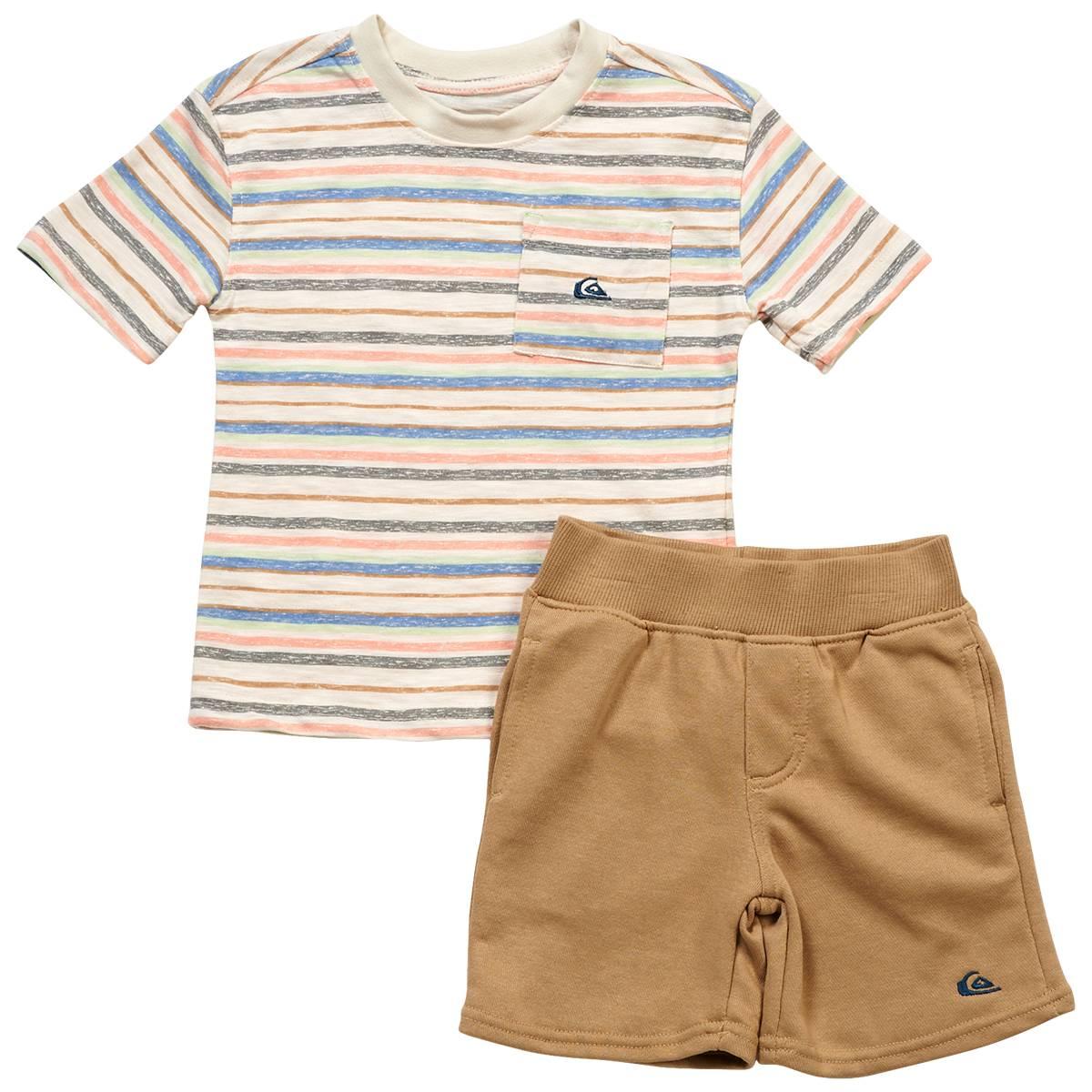 Click here for Toddler Boy Quiksilver Short Sleeve Striped Tee &... prices