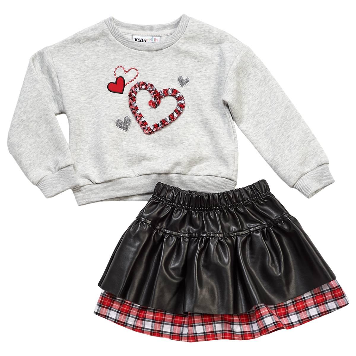 Click here for Toddler Girl Kids Headquarters Heart Sweatshirt &... prices