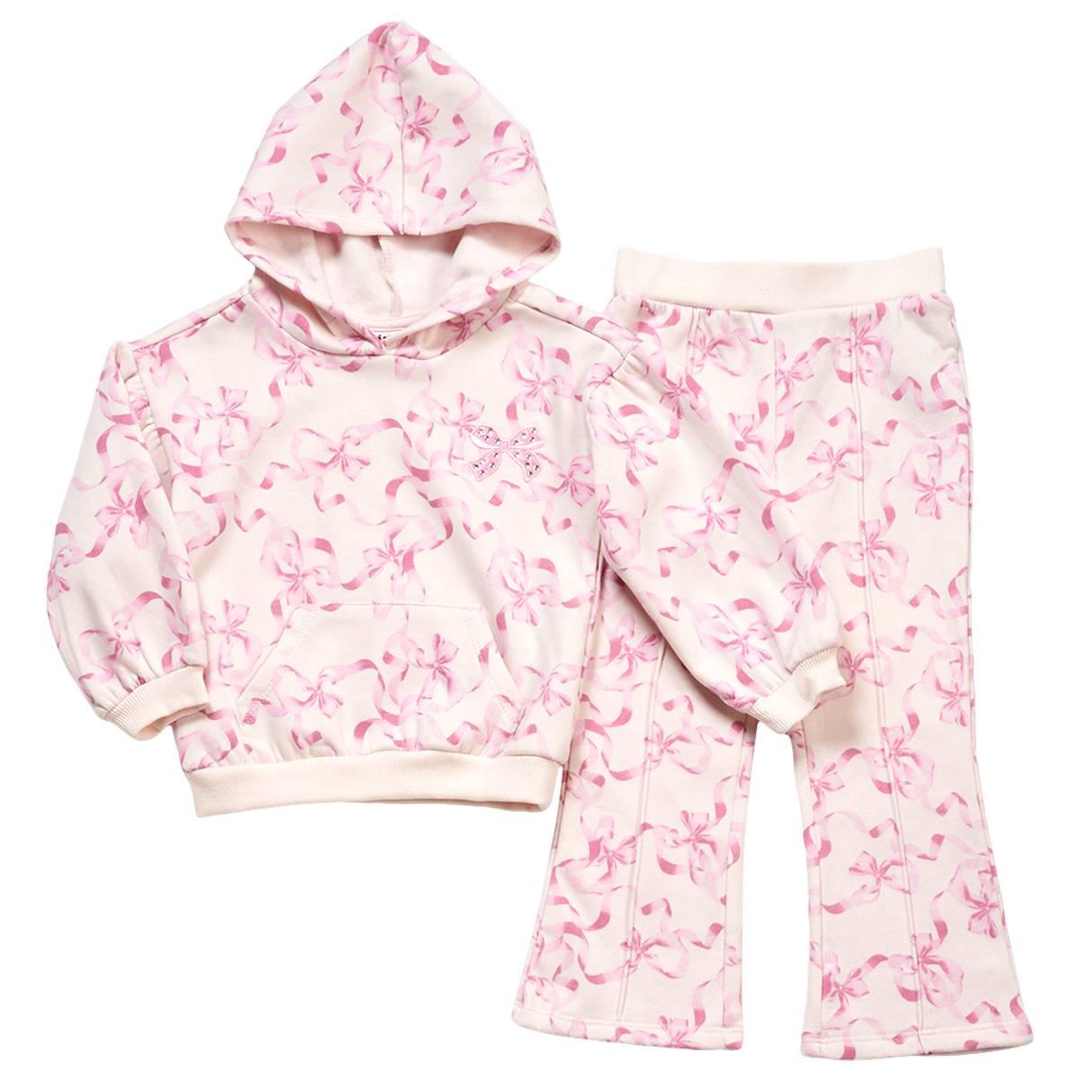 Click here for Toddler Girl Kids Headquarters(R) Bow Hoodie & Pan... prices