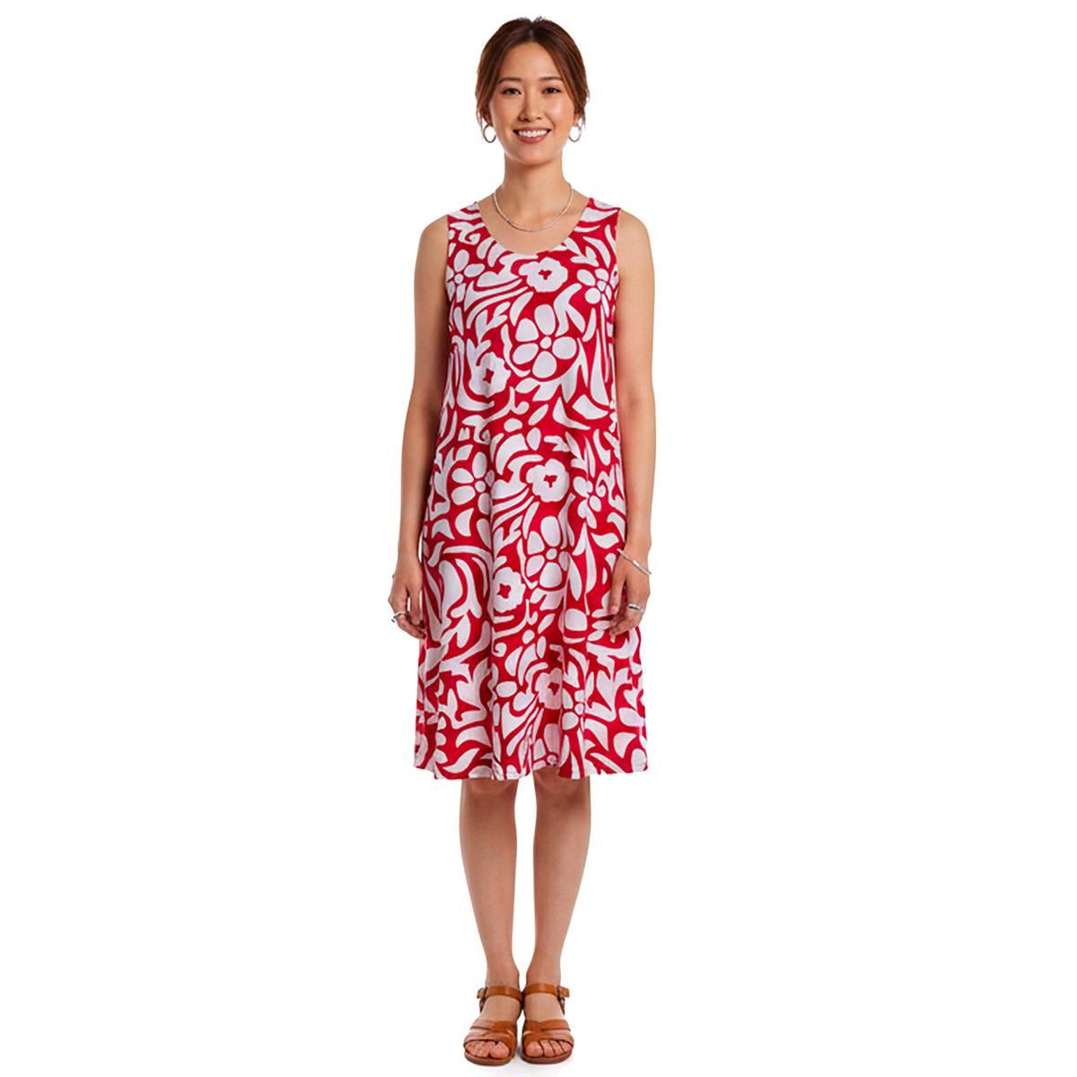 Click here for Womens Harlow & Rose Sleeveless Abstract Shift Dre... prices
