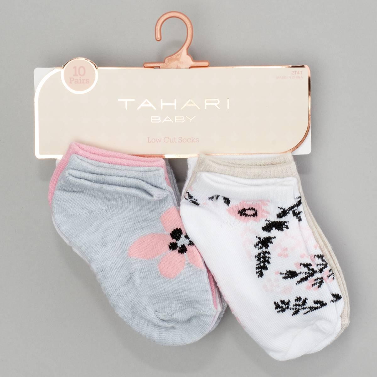 Click here for Toddler Girl Tahari 10pk. Floral & Star Low Cut So... prices