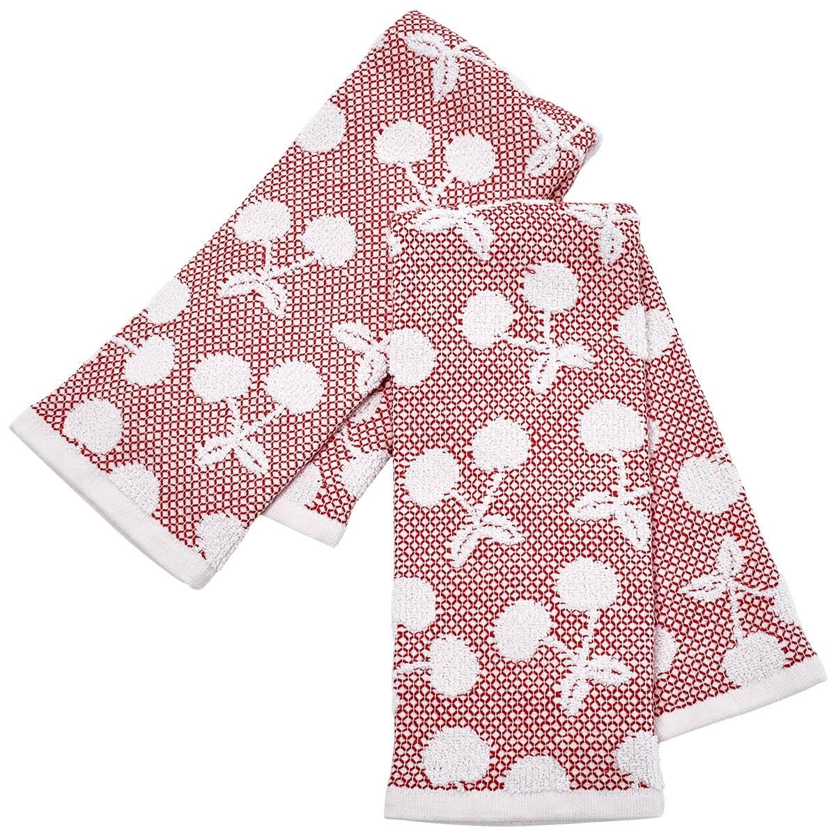 Click here for Basil & Bloom 2pk Cherries Kitchen Towel prices