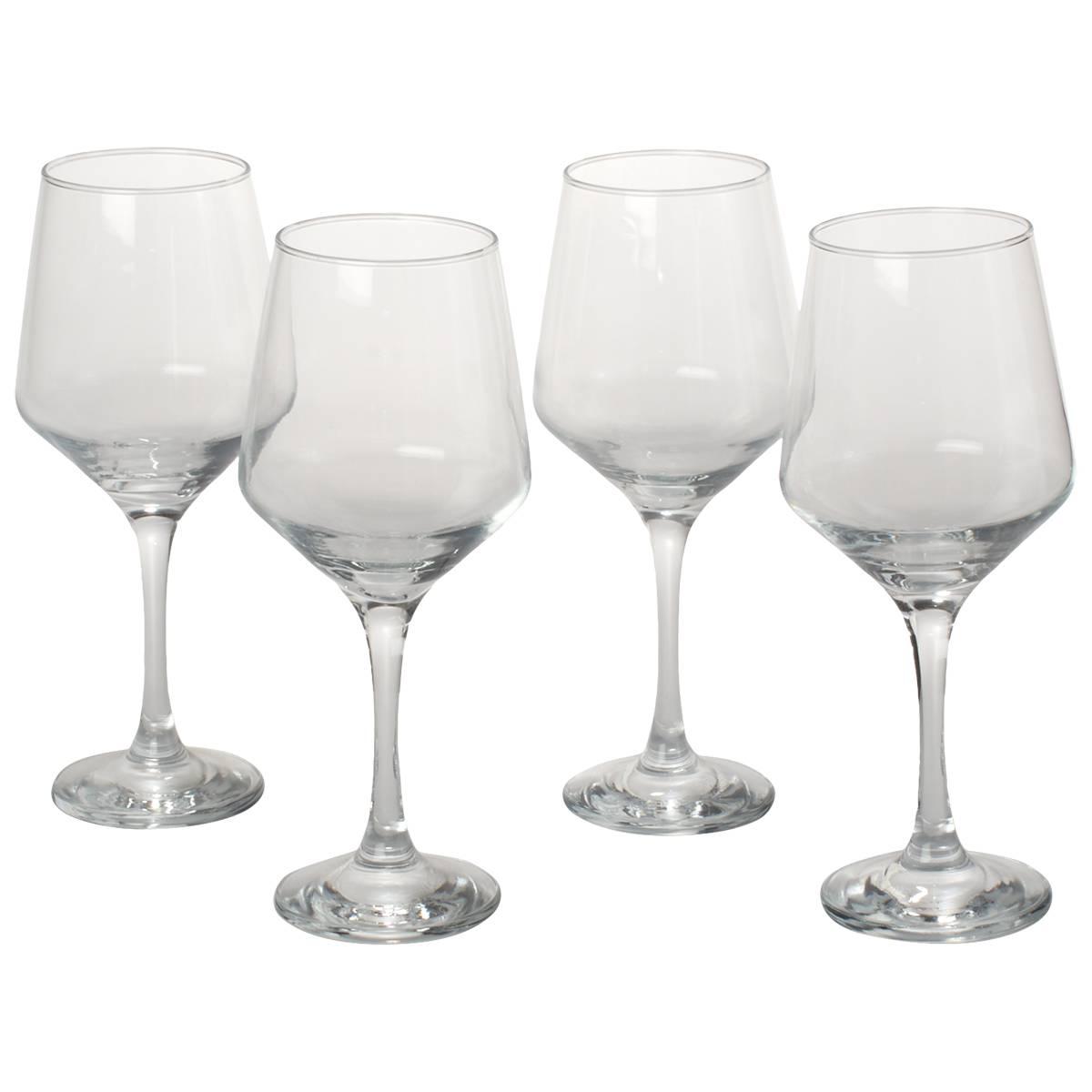 Click here for Home Essentials Red Series Set of 4 16.5oz. Wine G... prices