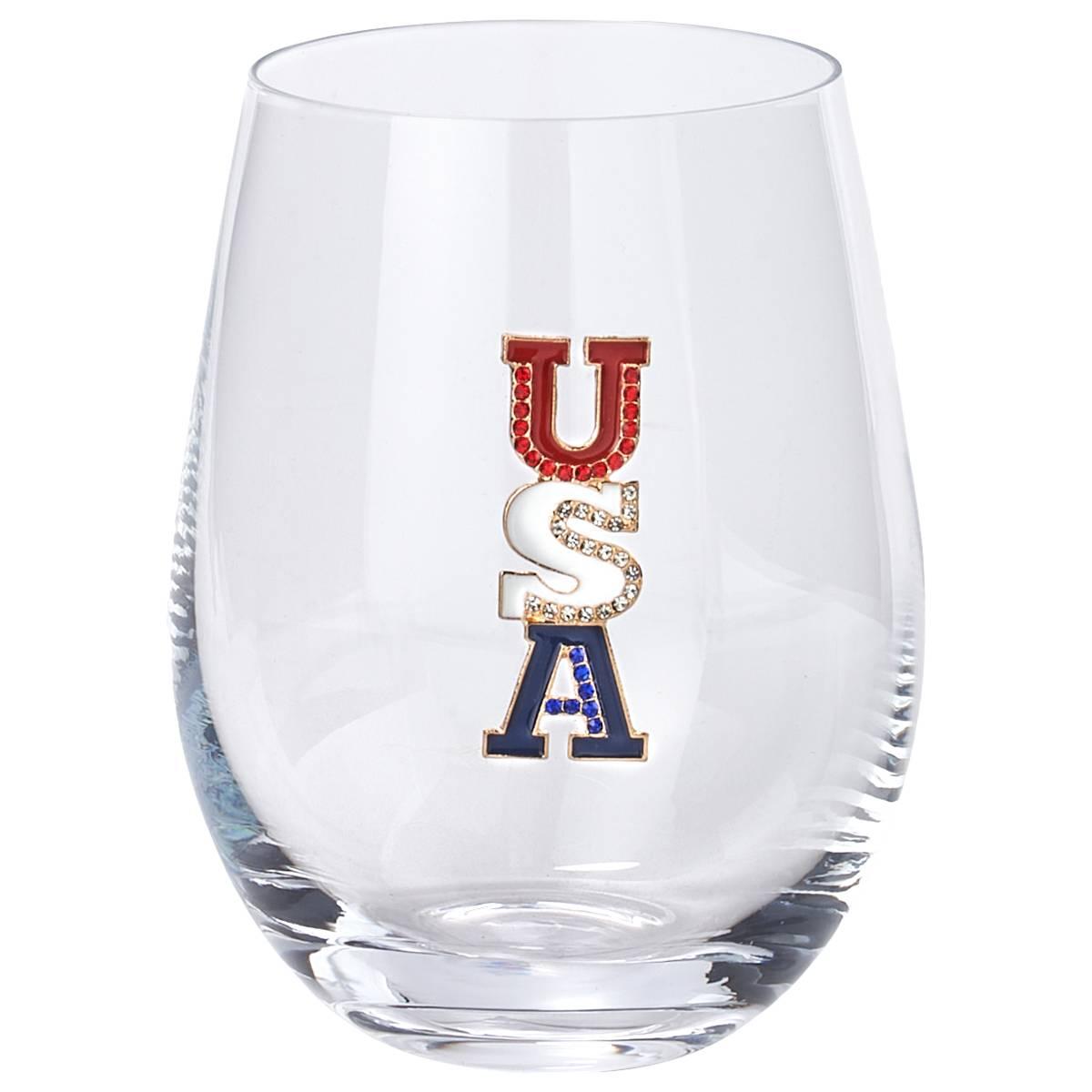 Click here for Home Essentials 19oz Stemless With Brooch USA prices