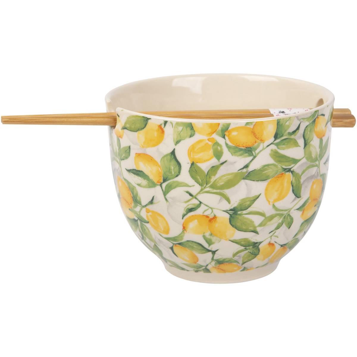 Click here for Home Essentials Lemon Garden Noodle Bowl with Chop... prices