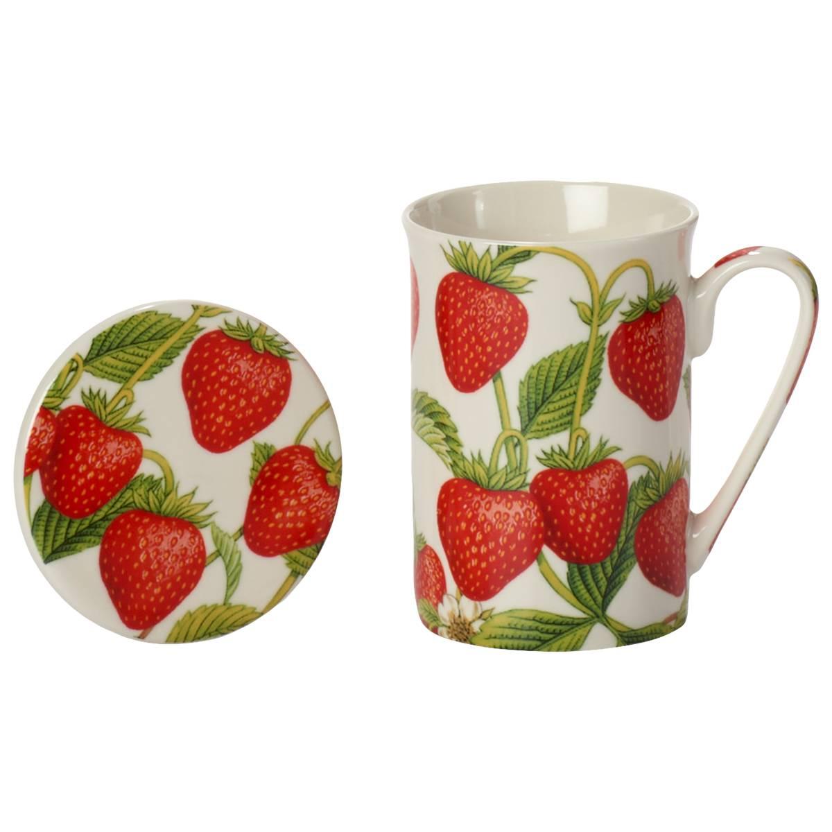Click here for Home Essentials 2pc. Strawberry Chintz Mug & Coast... prices
