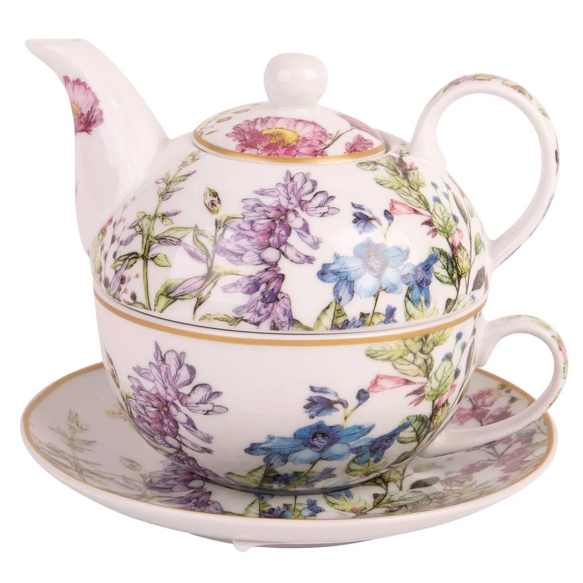 Click here for Home Essentials 3pc. Garden Tea For 1 Set prices