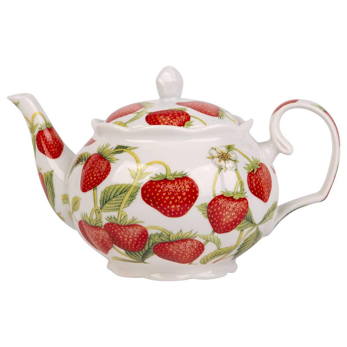 Click here for Home Essentials 37oz. Strawberry Chintz Scallop Te... prices