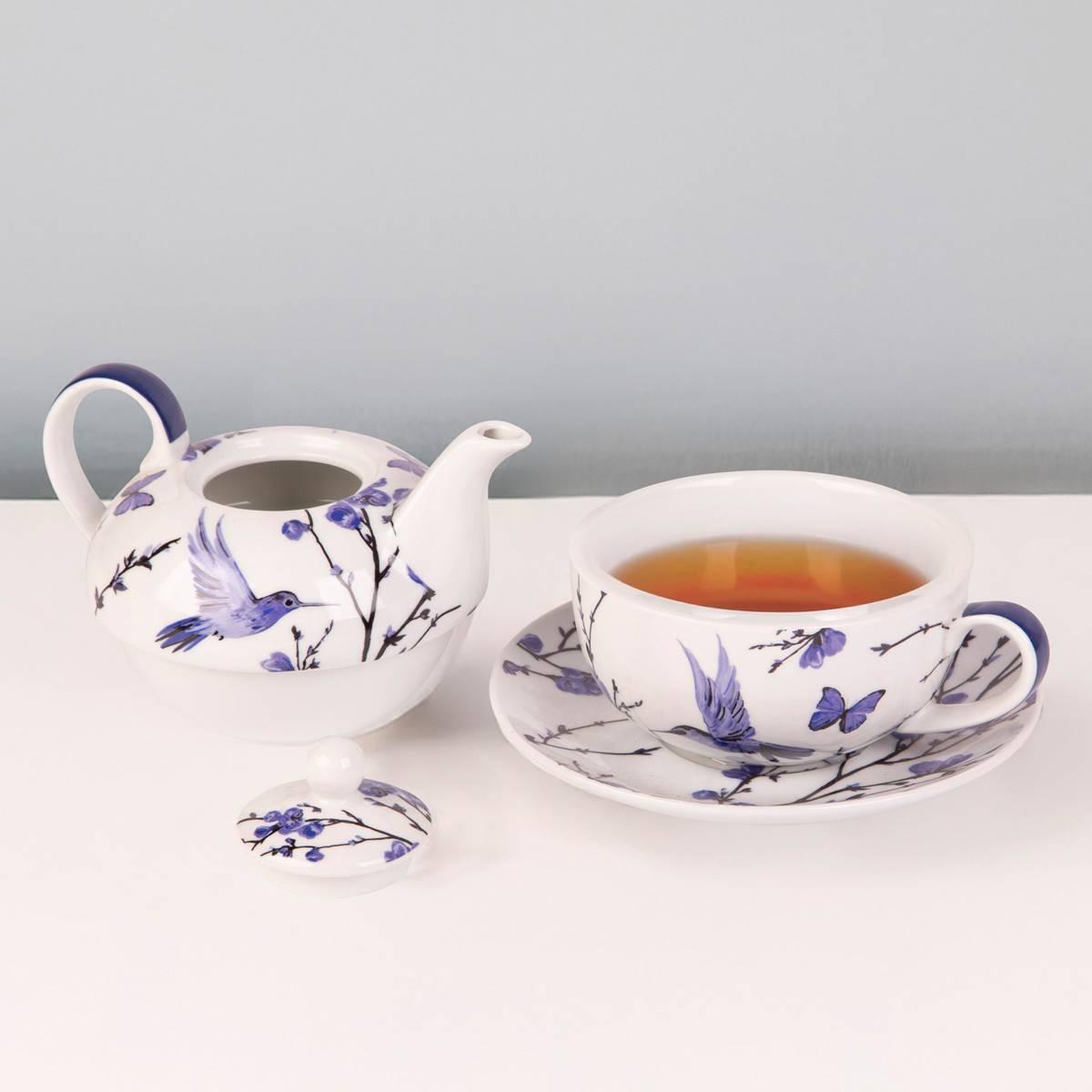 Click here for Home Essentials 3pc. 5in. Hummingbird Tea Set prices