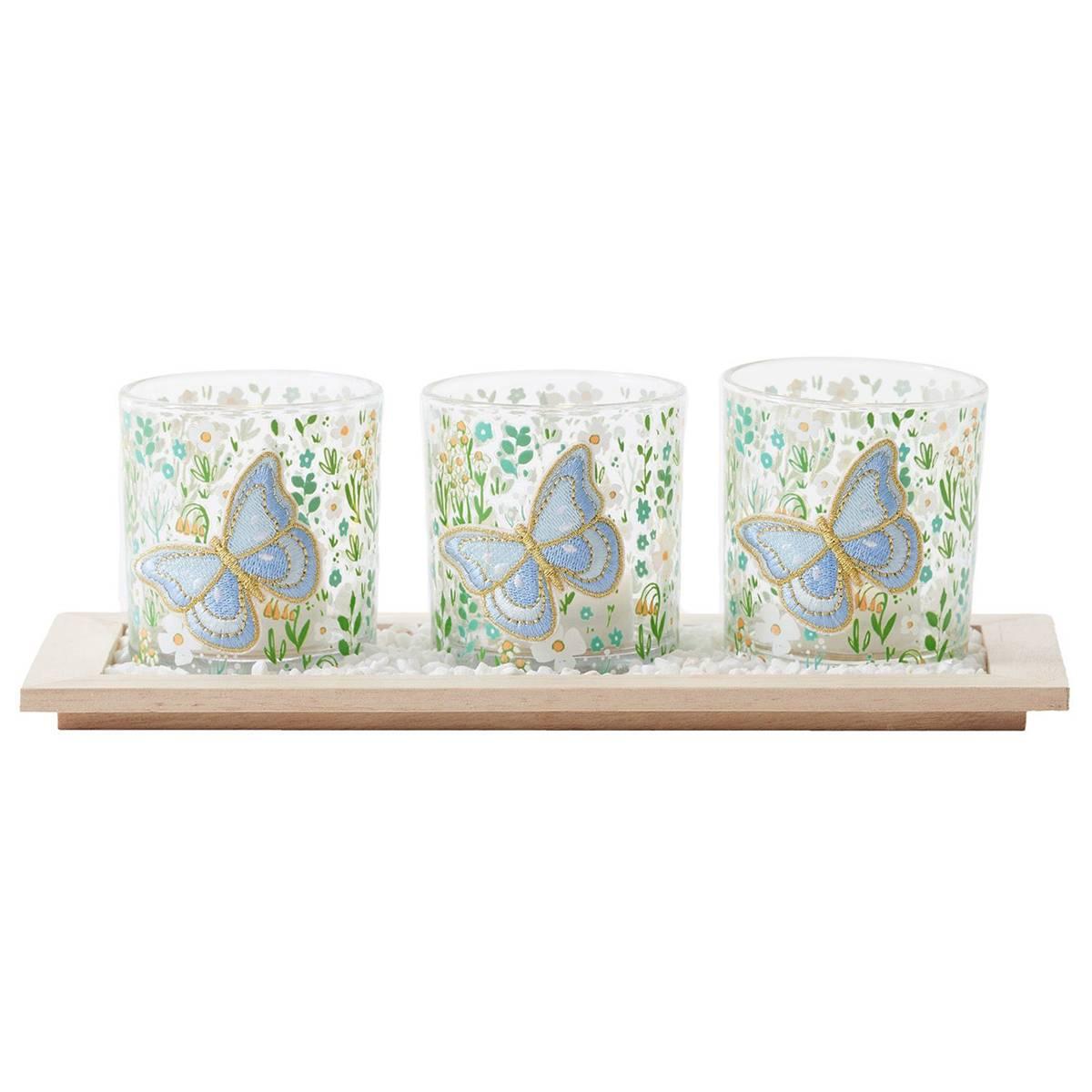 Click here for Home Essentials 3pc. Butterfly Fields LED Lighting... prices