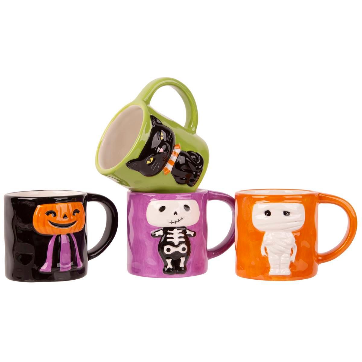 Click here for Home Essentials Set of 4 Halloween Espresso Cups prices