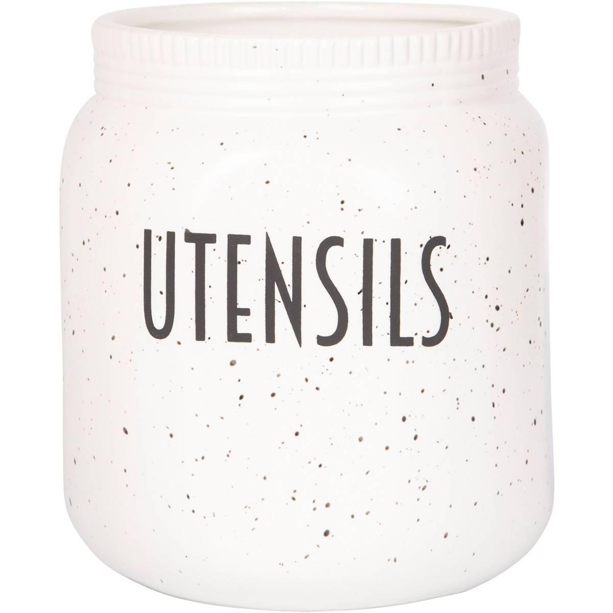 Click here for Home Essentials 6.5in.  Mason Crock Black Speckles prices