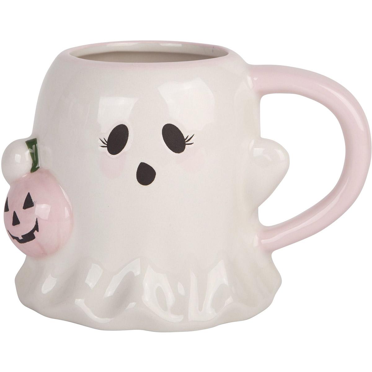 Click here for Home Essentials Ghost w/ Pink Bag Mug prices
