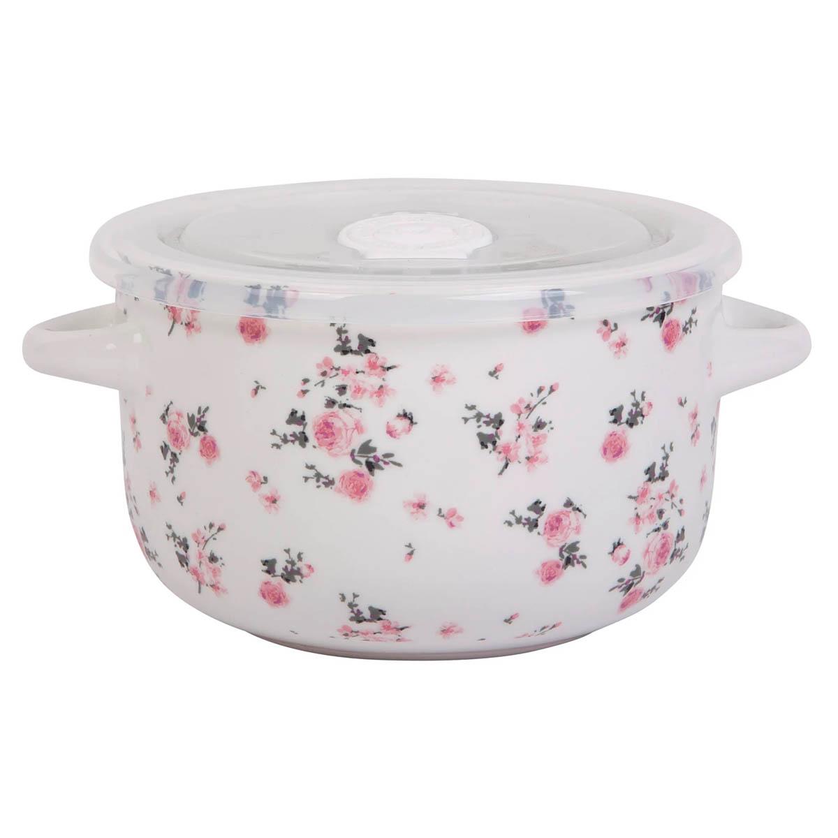 Click here for Home Essentials 25oz. Rose Chintz 2 Handle Bowl wi... prices