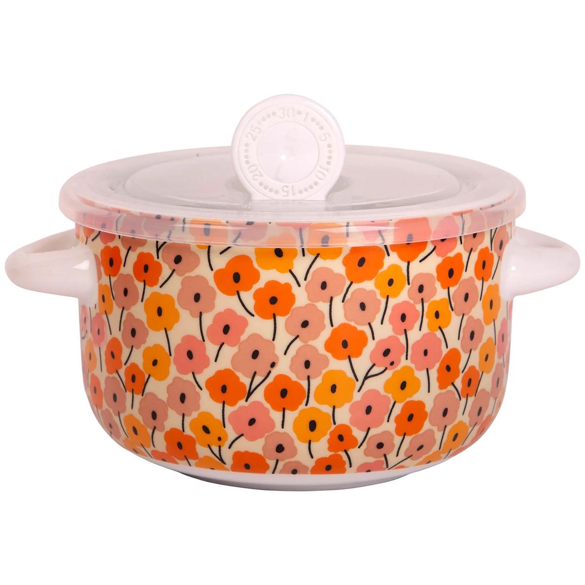 Click here for Home Essentials 25oz. Poppies 2 Handle Grave Bowl... prices