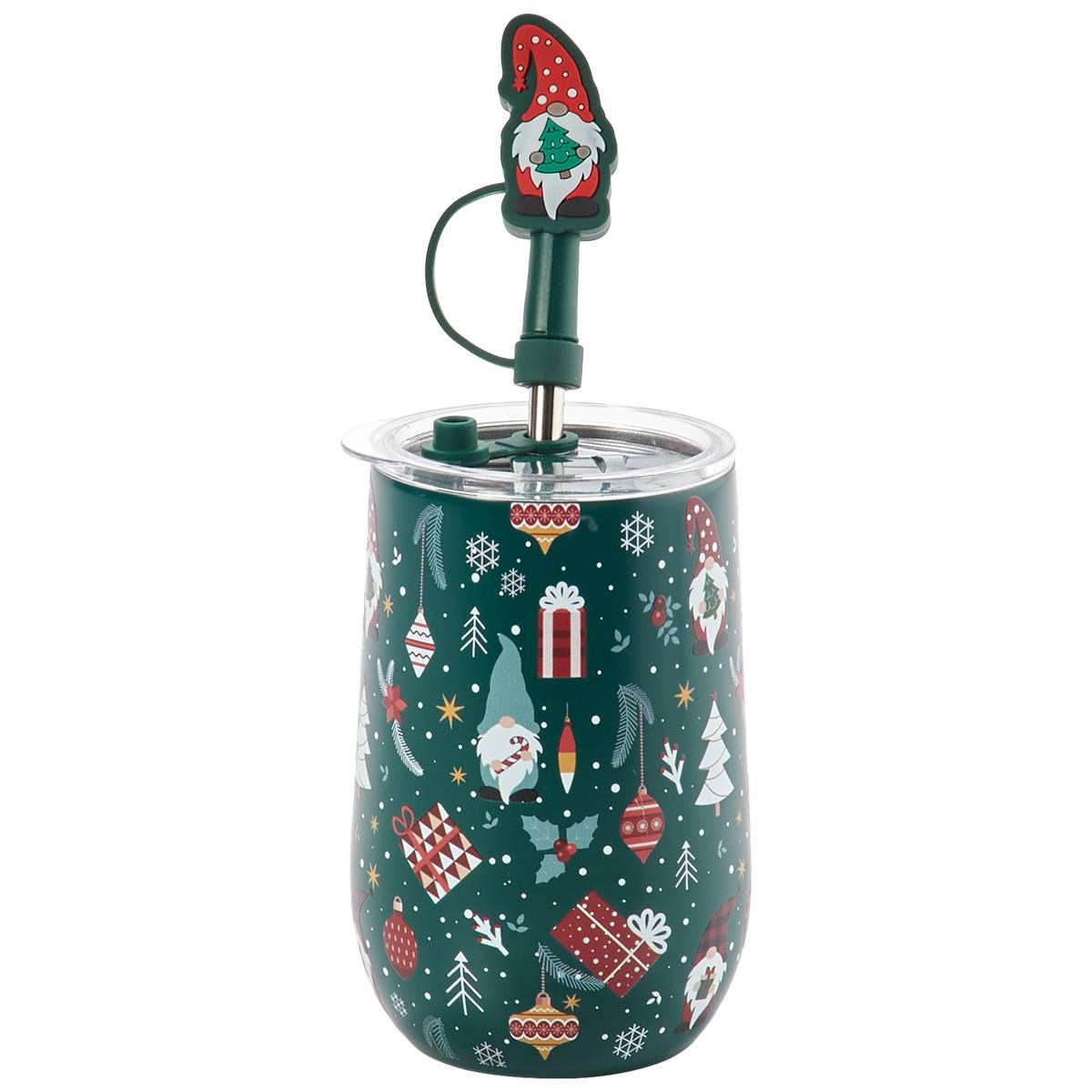 Click here for Home Essentials Gnome Wine Tumbler w/ Straw prices