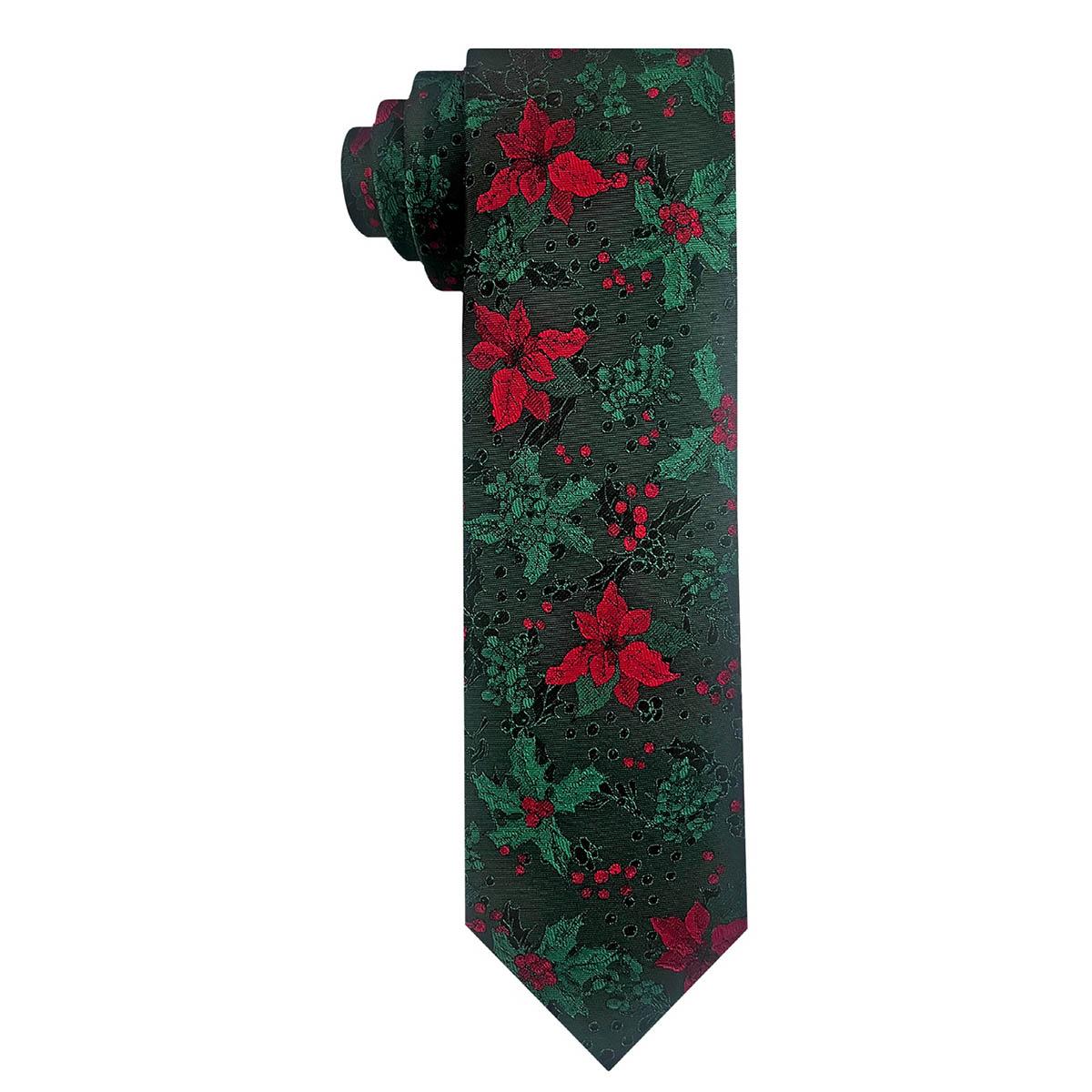 Click here for Mens Holiday Traditions Shiny Mistletoe Tie prices
