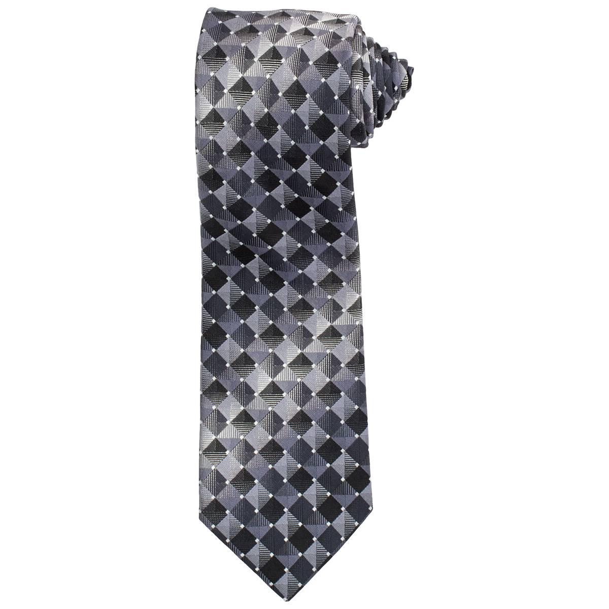Click here for Mens Van Heusen(R) Shaded White Dot Geometric Tie prices