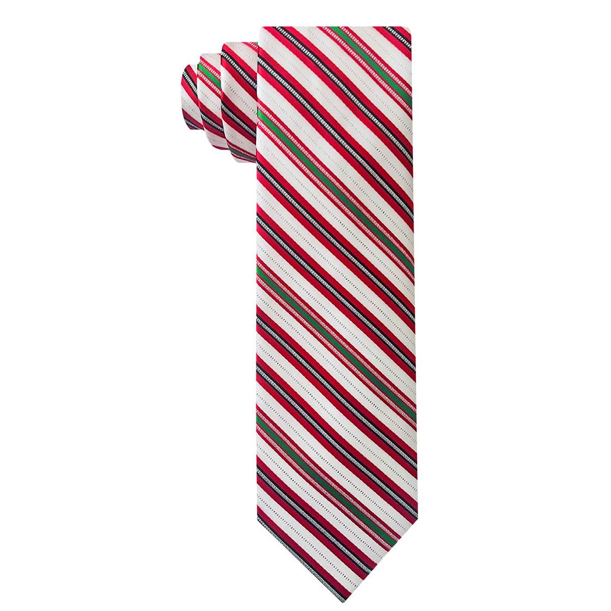 Click here for Mens Holiday Traditions Candy Cane Stripe Tie prices