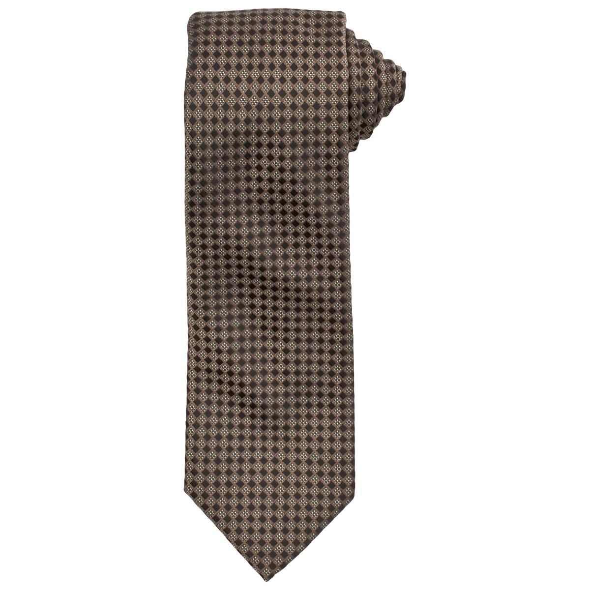 Click here for Mens Geoffrey Beene Small Geometric Diamond Tie prices