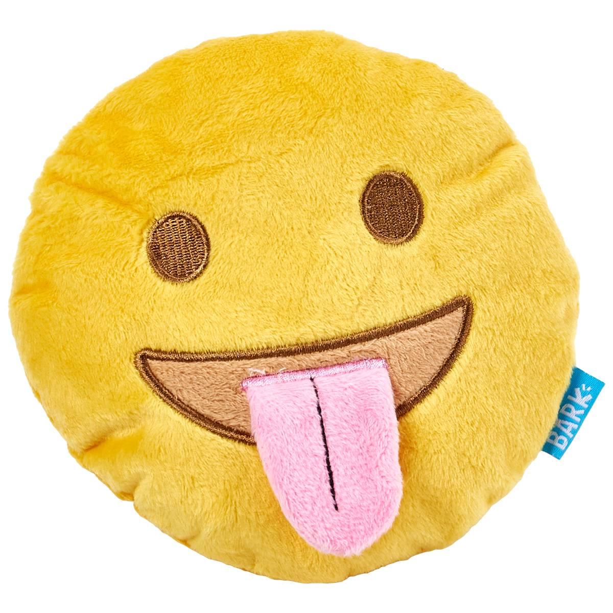 Click here for Bark Tongue Out Emoji Ball Pet Toy prices