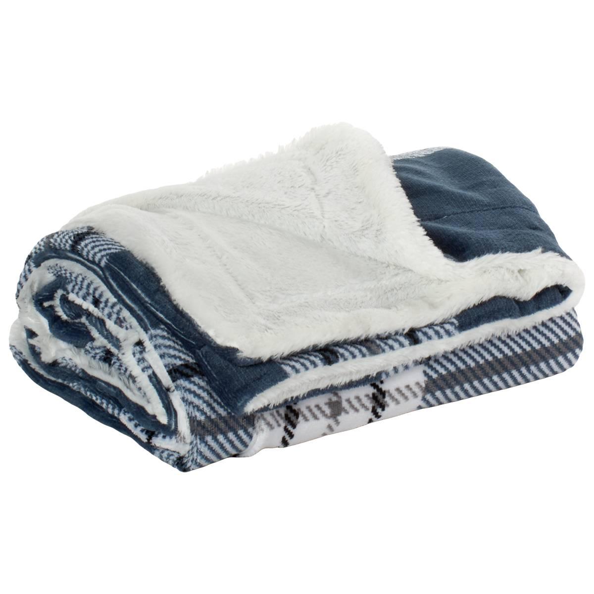 Click here for London Fog Plaid Fur Plush Throw prices