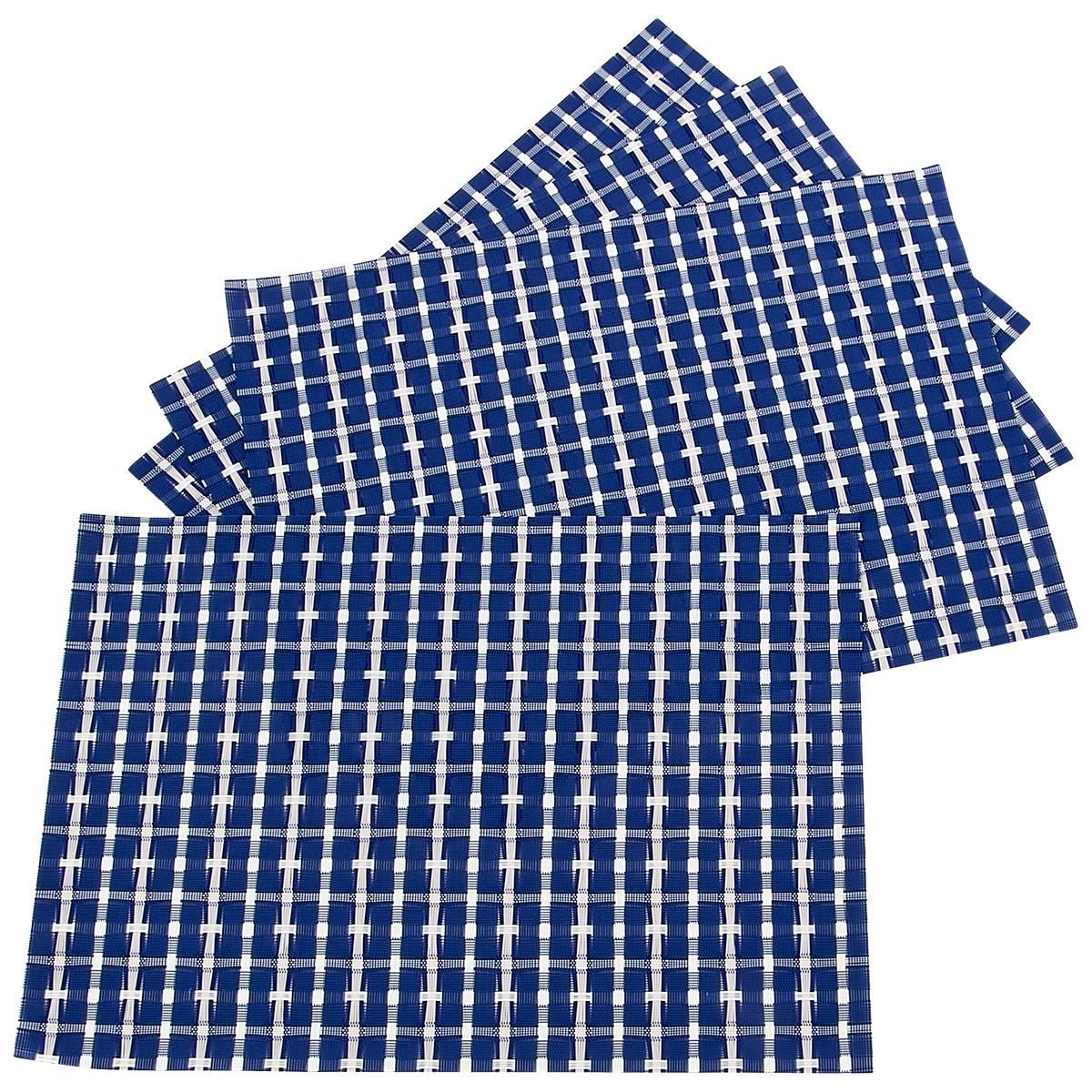 Click here for Day By Day 4pk. Glen Plaid Woven Vinyl Placemats prices
