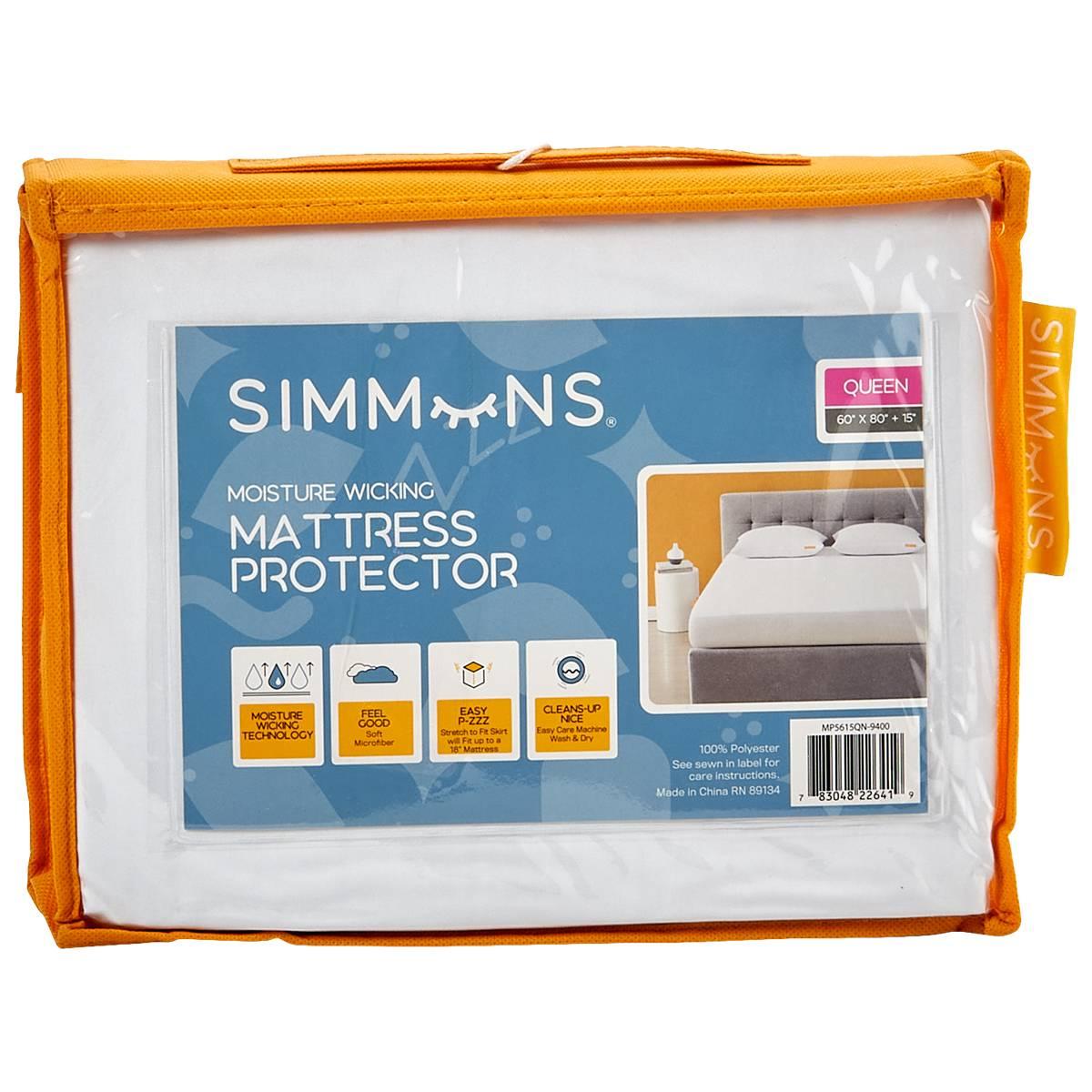 Click here for Simmons Mattress Protector prices